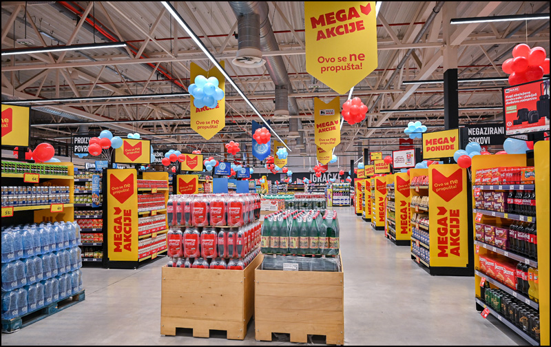 Ozonpress Modernizovan Tempo hipermarket u Šapcu postao MEGA MAXI ...
