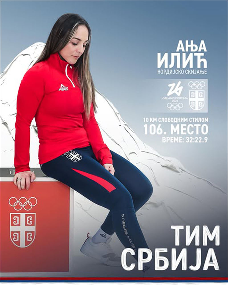 Ozonpress Anja Ilić završila takmičenje na Zimskim olimpijskim igrama ...