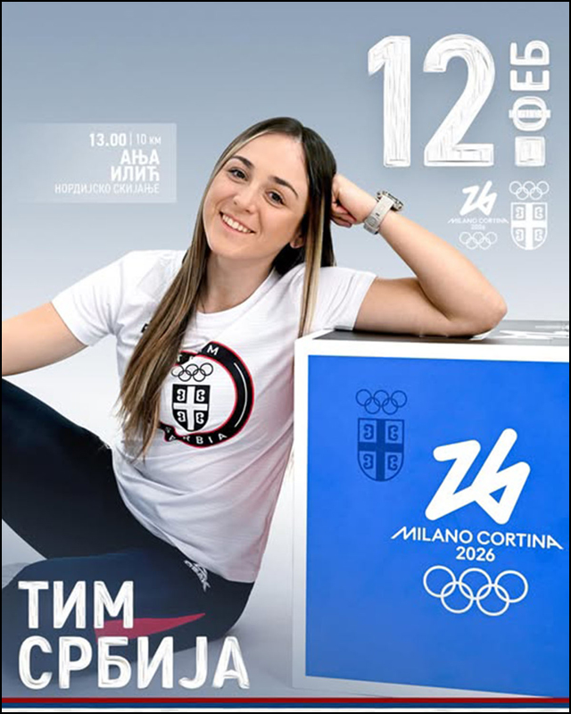 Ozonpress Novi izazov za Anju Ilić na Zimskim olimpijskim igrama ...